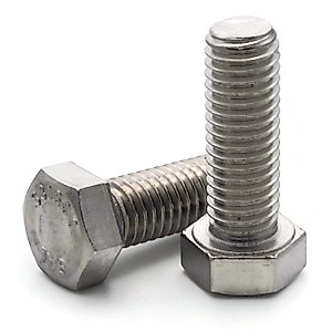 Hex Cap Screws 316 Stainless Steel - 3/8-24 x 1 Full Thread Qty-25
