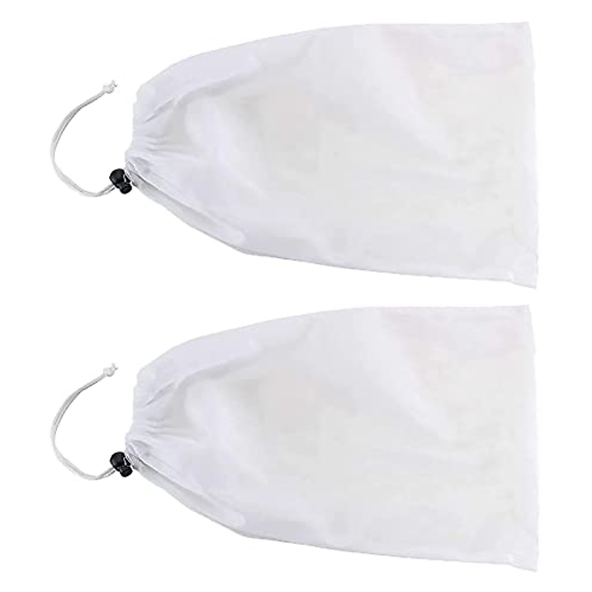 ATIE Pool Spa Mini Jet Vacuum Pool Cleaner Fine Mesh Bag with Pull-N-Lock Cord for In-ground/Above-Ground Pool Spa Jet Vacuum Pool Cleaner (2 Pack)