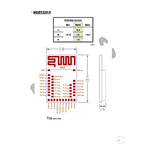 MDBT53V-P1M nRF5340 Module (3pcs Pak)