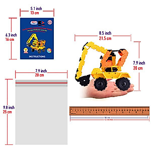 WEofferwhatYOUwant Flatblocks T-Rex, Dinosaur, Firefly, Honey Bee, Duck, and More | 3-D Puzzle Toy Building | Figures Level 2 | Collect Them All
