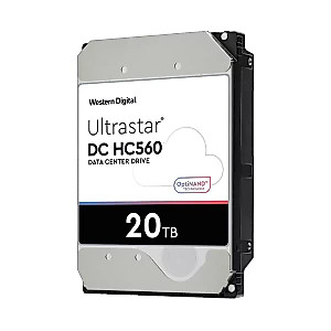 WUH722020BL5204 3.5" 20TB SAS12Gb/s7.2kRPM 0F38652 512eSE P3(PR2) HDD Hard Drive