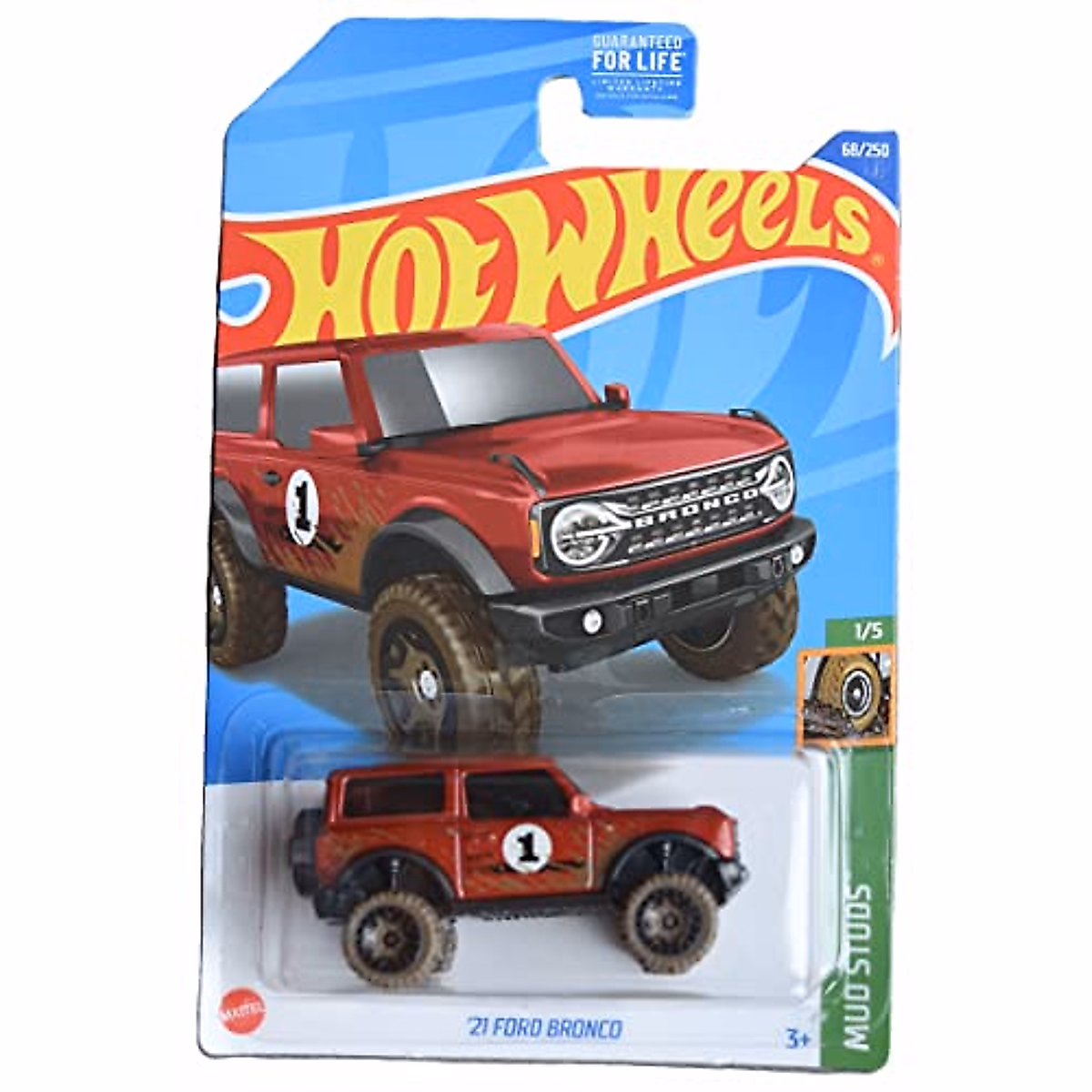 Hot Wheels '21 Ford Bronco, Mud Studs 1/5