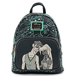 Loungefly Disney Atlantis 20th Anniversay Kida Milo Womens Double Strap Shoulder Bag Purse