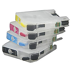 LC103 LC101 Empty Refillable Ink Cartridge for Brother MFC-J4510DW J450DW J285DW J470DW J475DW J650DW J870DW J875DW J4610DW J4310DW J4410DW J4710DW J6520DW J6720DW J6920DW DCP-J152W MFC-J245 Printer