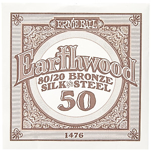 Ernie Ball Earthwood Silk and Steel Extra-Soft Acoustic Guitar Strings, 10-50 Gauge (P02047)