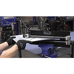 Eastwood Metal Bead Roller with Dies | Generous 19 inch Throat Industrial Cast-Iron Metal Beads Roller | 18 Gauge Sheet Metal Rotary Forming Machine | Durable Steel Construction English Wheel