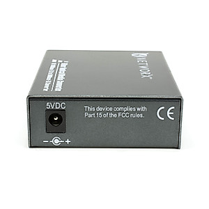 Networx® Fast Ethernet Fiber Media Converter - UTP to 100Base-FX - ST Multimode, 2km, ...