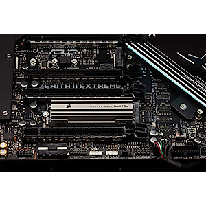 Corsair MP600 CORE 2TB M.2 NVMe PCIe x4 Gen4 SSD (Up to 4,950MB/sec Sequential Read & 3,700MB/sec Sequential Write Speeds, High-Speed Interface, 3D QLC NAND, Built-in Heatspreader) Aluminum