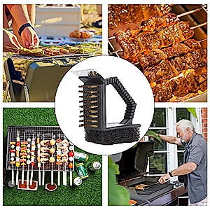 Barbecue Cleaning Brush Durable Grill Scraper Solid Clean Brushes for Easier and Effective Clean