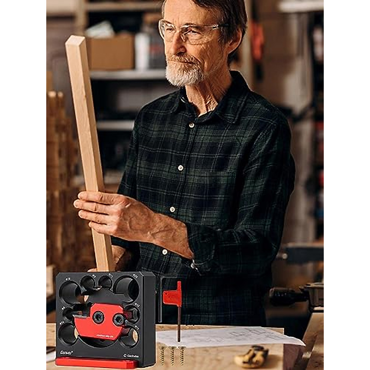 Electric Drill Turn Tool, Dowel Maker Jig Kit, 8mm To 20mm Adjustable Electric Drill Carbide, Adjustable Dowel Maker, Carpentry Positioner Round Bar Auxiliary Tool, Round Rod Auxiliary Tool For Sticks