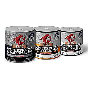 Waterproof Patch & Seal Tape 4" x 10 Feet, Waterproof fix Repair Tape Heavy Duty Duct Tape Under Water Tape