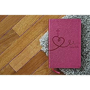 NIV, Bible for Kids, Leathersoft, Pink, Red Letter, Comfort Print: Thinline Edition