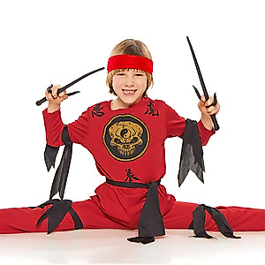 WILLBOND 12 Pieces Tennis Tie Headband, Dry Head Tie Sport Tie Back Headband for Basketball, Running, Karate, Athletics (Red, Unisex)