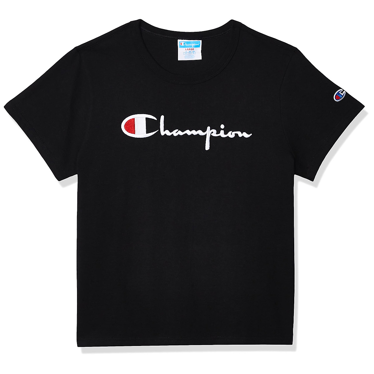 Champion Boys Short Sleeve Logo Tee Shirt