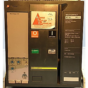 Square D NT16L 1600A Masterpact EO Circuit Breaker 12-804131-00 2 Shunt 1600 Amp
