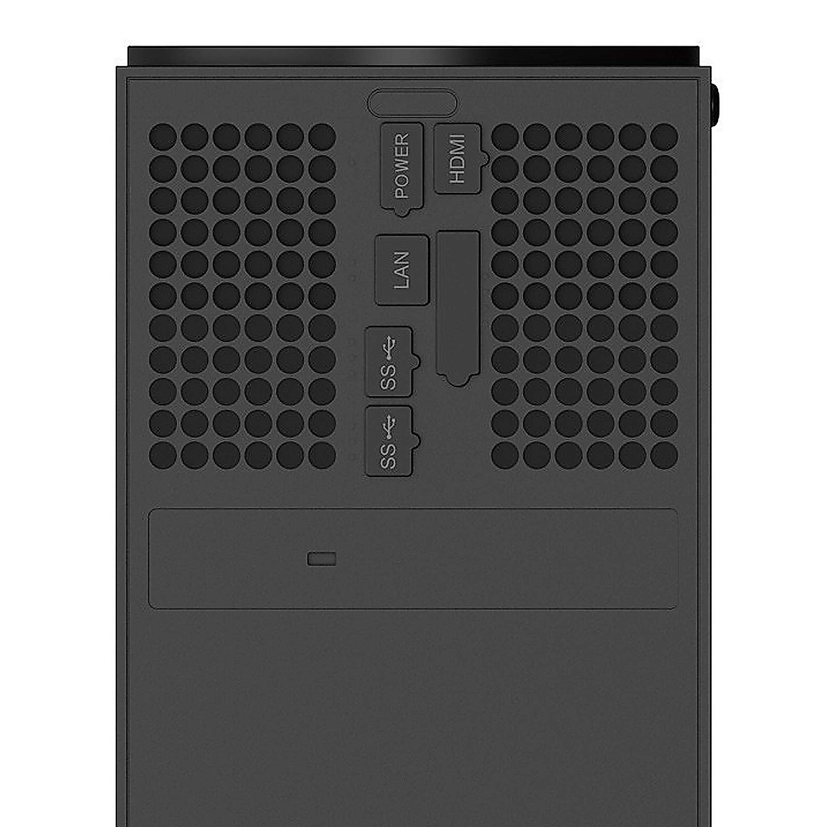 ECHZOVE Dust Cover Xbox Series X, Dust Filter Kit Xbox Series X, Include 8 Silicone Series X Dust Plugs and 2 PVC Series X Mesh Filter Covers