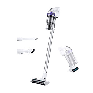Samsung Jet 70 Pet Cordless Stick Vacuum Long Lasting Battery and 150 Air Watt Suction Power, Complete with Mini Motorized Tool, Violet