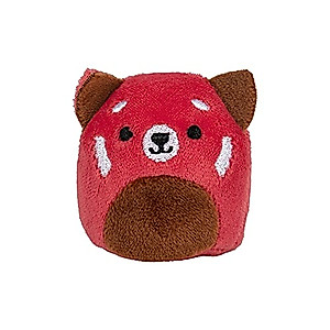 Squishville Mini-Squishmallows Besties Multipack - 14 Rainbow 2-Inch Plush Toys: Red Panda, Tabby Cat, Octopus & More