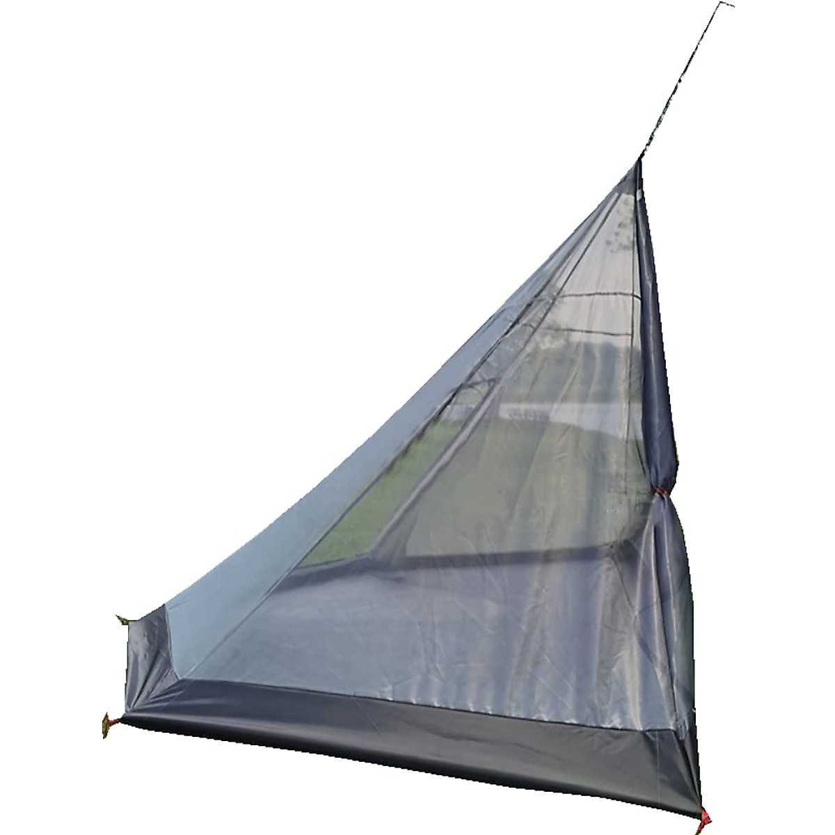 Half Octagonal Mesh Net for 4 Person Tipi Tent 2 Person Mesh Camping and Hiking (Inner Mesh for 1 Person)