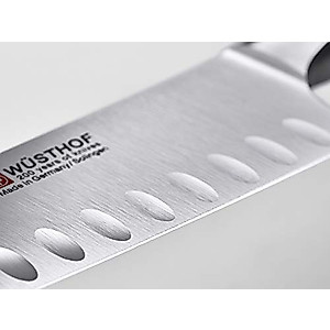 Wusthof Classic IKON Hollow Edge Nakiri, One Size, Black, Stainless