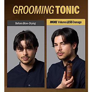 DASHU Classic Style Grooming Tonic - Korean Hair Tonic for Men w/Baobab Seed Oil, Phyto Zein & ABIL ME 45 MB - Lightweight Hair Styling - Volumizing Hair Serum - Scented Hair Scalp Oil (6.76 fl oz)