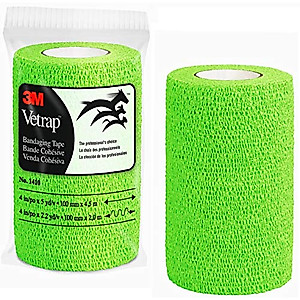 3M Vetrap Bandaging Tape 1404 Red [PRICE is per ROLL]