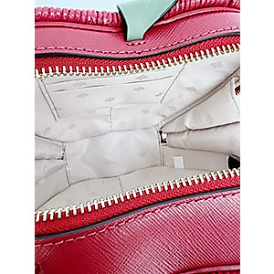 Kate Spade Honeycrisp Apple Red Wicker Basket Crossbody Bag Handbag Novelty