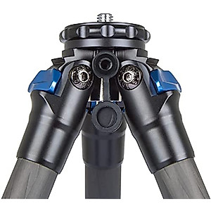 SIRUI AM-284 Travel Carbon Fiber Tripod, Professional Camera Tripod with 4-Section Legs, Twist Leg Locks, Detachable Metal Spikes, Loads up 33LB