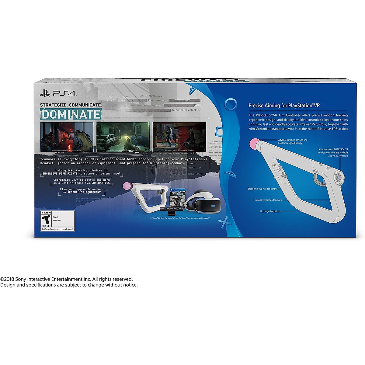 PlayStation VR Aim Controller - Firewall Zero Hour Bundle - PSVR - PlayStation 4