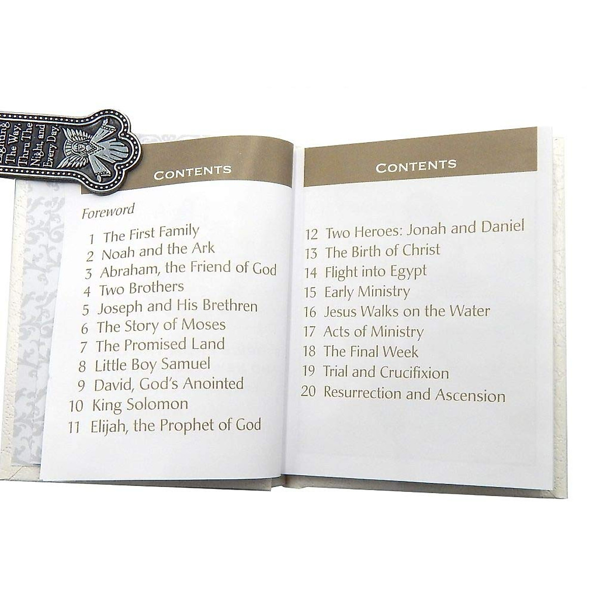 BABY'S Gift Set - First Little Bible & CRIB CROSS - BOY or Girl - Gender Neutral - Bless This Child - BAPTISM Christening BOXED WHITE Ribbon