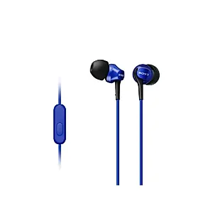 Sony MDREX100APL In-Ear Headphones Earbuds (Blue)