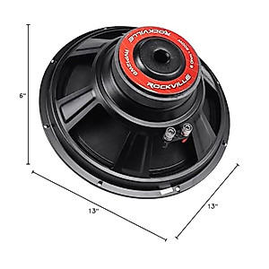 Rockville RVP12W8 600 Watt 12" Raw Replacement DJ PA Subwoofer 8 Ohm Sub Woofer