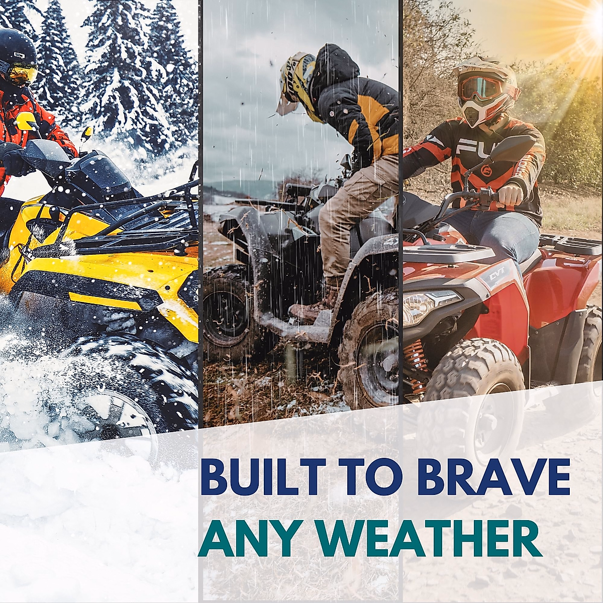 YTX14-BS Replacement For Honda Fourtrax 300 Battery (1988-2000) - Compatible With Honda TRX300FW Parts, TRX300 Fourtrax 300cc - 4x4 Four Wheeler Quad ATV Batteries - 12V 12AH Maintenance Free