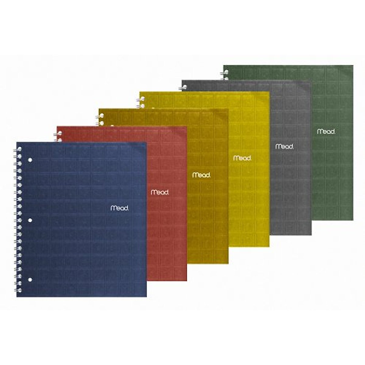 Mead Notebook, 1 Subject, College Ruled Paper, 80 Sheets, 11" x 8-1/2", Recycled, Color Selected For You (06594)