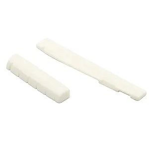 Swhmc 6 String Adjustable Rosewood Bridge Insert Set Saddle Nut Acoustic Guitar Parts Replacement