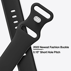 BRG 4 Pack Bands for Apple Watch Band Series 9, Ultra/Ultra2, SE Series 8 7 6 5 4 3 2 1 40mm 38mm 41mm, Women and Men Sport Apple Watch Bands, Soft Silicone Strap Replacement for iWatch Bands