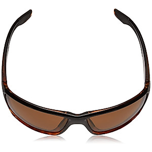 Peppers unisex adult Pipeline Sunglasses, Shiny Black/Tortoise/Brown, 65 mm US