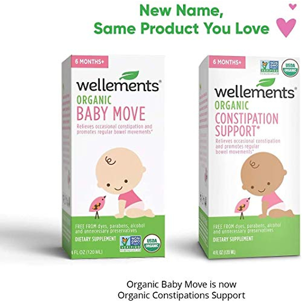 Wellements Baby Constipation Support, 4 Fl Oz