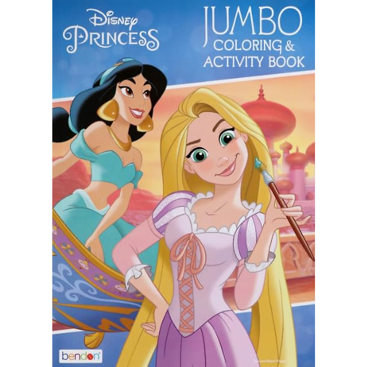 Disney Princess Coloring Book Set for Kids - Bundle with Activities, Stickers, and Games Featuring Disney Princesses Cinderella, Rapunzel, Ariel, More | Disney Princess Activities