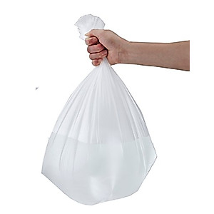 Feiupe 1.6 Gallon Extra Strong Small Trash Bag Garbage Bag Trash Can Liner,100 Count (1.6 Gallon)