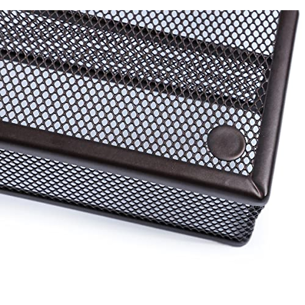 titivate Kitchen Cutlery Tray, Silverware Tray for Drawer with 5 Compartments Storage, Utensil Drawer Organizer Mesh Flatware Silverware Holder for Forks/Knives/Spoons (Silver)