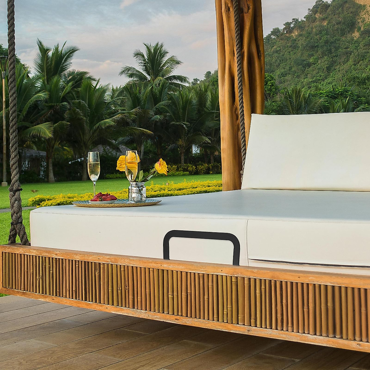 PRETYZOOM Non Mattress Retainer Bar for Full Bed Frames Metal Mattress Stabilizer Slide Stopper Prevents Mattress Sliding with Easy Installation Furniture Stoppers for Secure Sleep