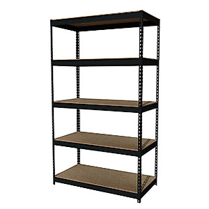 Office Dimensions Riveted Steel Shelving 5-Shelf Unit