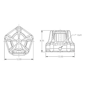 Little Giant APCP-1700 Automatic 1700 GPH Swimming Pool Cover Submersible Water Pump, 1/3-HP, 115V (2 Pack)