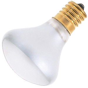 Satco S4701 120V Intermediate Base 40-Watt R14 Light Bulb, Clear