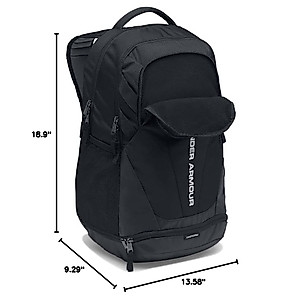 Under Armour Hustle 3.0 Hustle, Black (001)/Silver, One Size