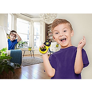 eKids Pokemon Walkie Talkies Pikachu Toys FRS Walkie Talkies for Kids Long Range Static Free Easy to Use For Indoor and Outdoor Games
