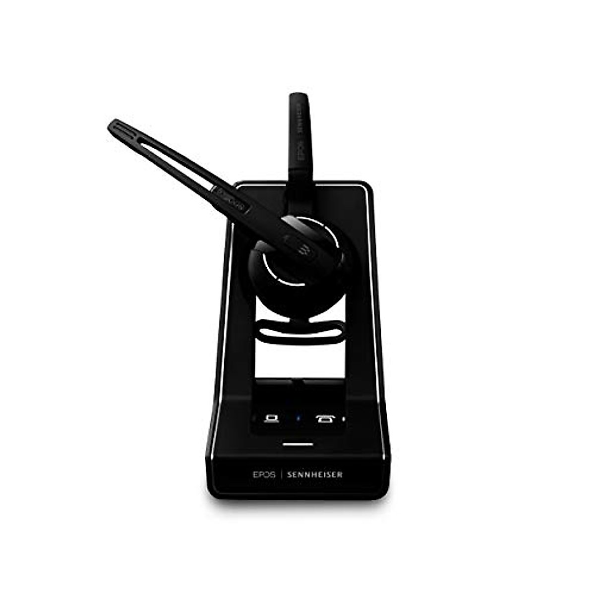 Sennheiser SD Office ML (506009) - Single-Sided DECT Wireless Headset for Desk Phone and Skype for Business Connection, Noise-Cancelling Microphone, Multiple Wearing Styles (Black)