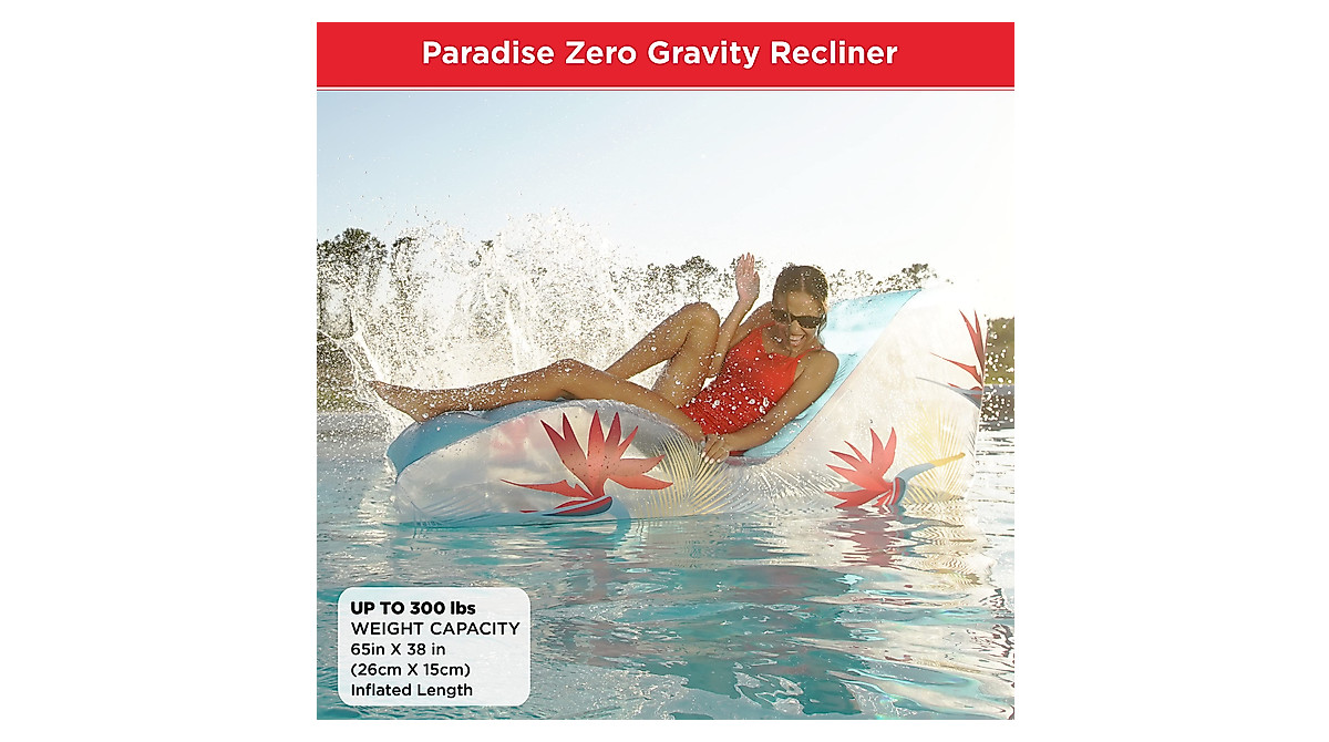 Aqua Paradise Zero Gravity Pool Lounge - Comfortable Pool Float with ...