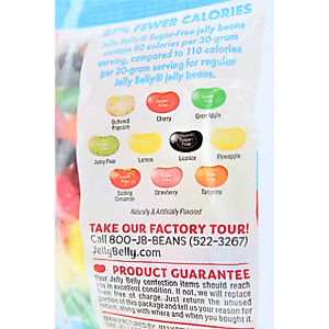 Jelly Belly Sugar Free Assorted Flavor Jelly Beans 2.8 oz Bag (3 Pack)